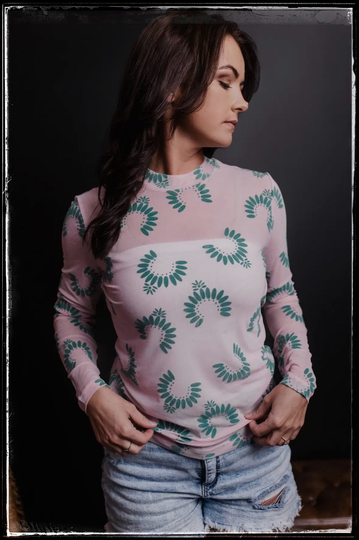 Gemstone LS Mesh Top – Wild Pony Trading Co.